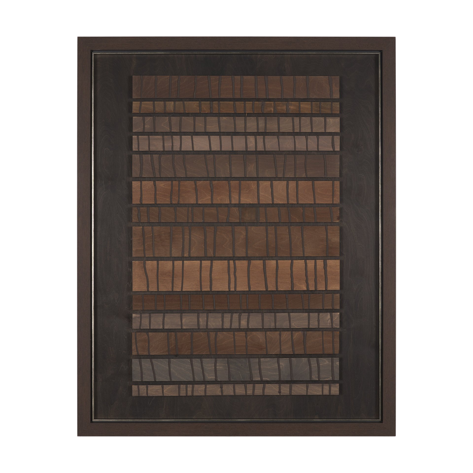Timber Mosaic by Studio M a handmade Original Framed Artwork - Gulab Homes
